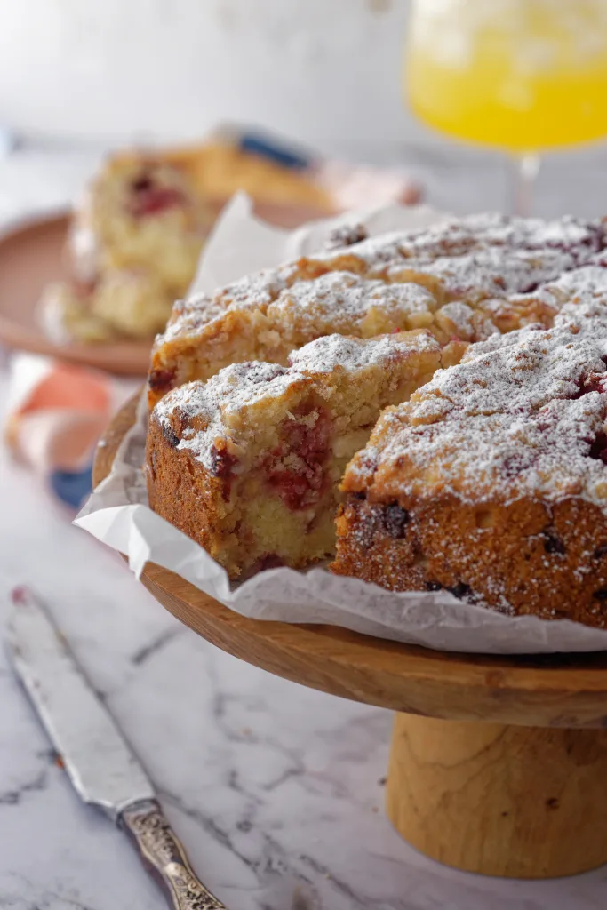 Easy Raspberry Ricotta Cake - Miss Molly Makes Brownies