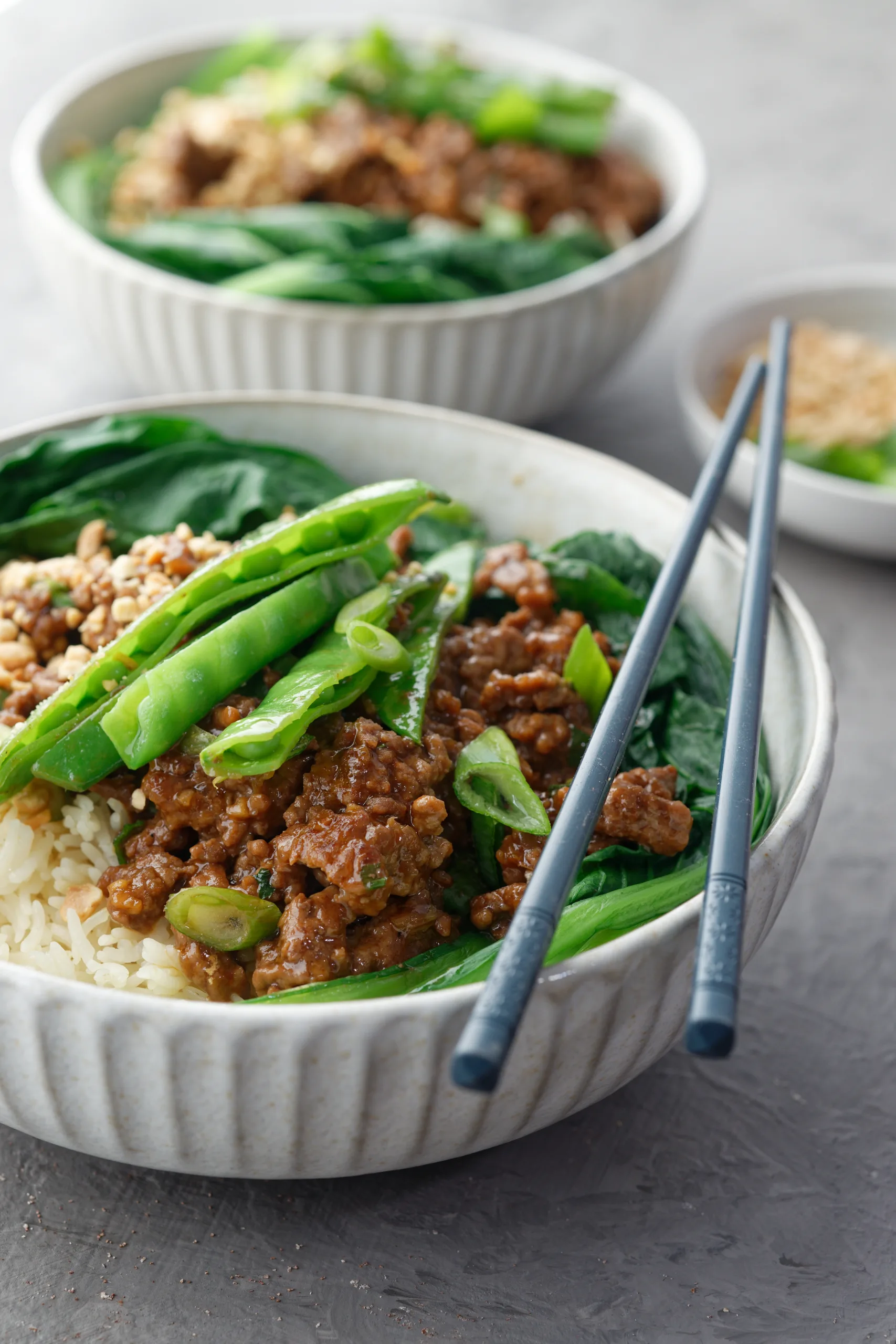 Char Siu Beef with Snow Peas and Choy Sum - Miss Molly Makes Brownies