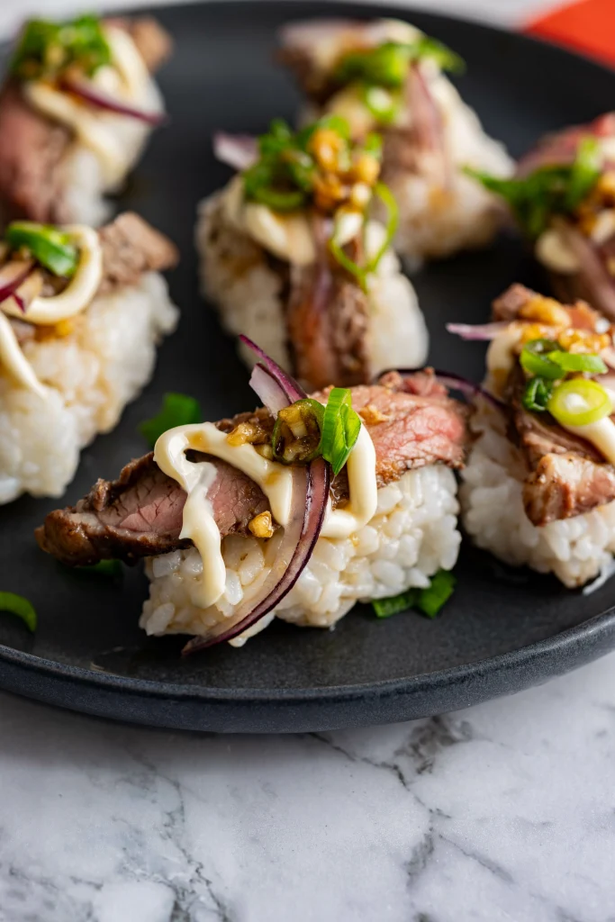 Seared Beef Sushi / Aburi - Miss Molly Makes Brownies